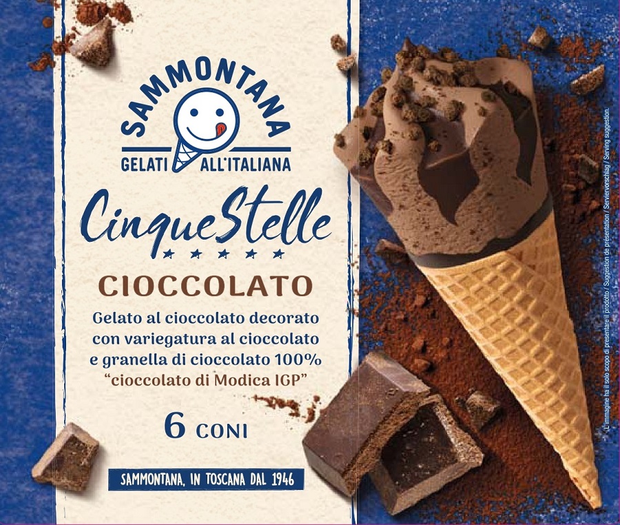 Sammontana lancia il Cornetto Cinque Stelle con Cioccolato di Modica IGP - Rivista di Agraria.org